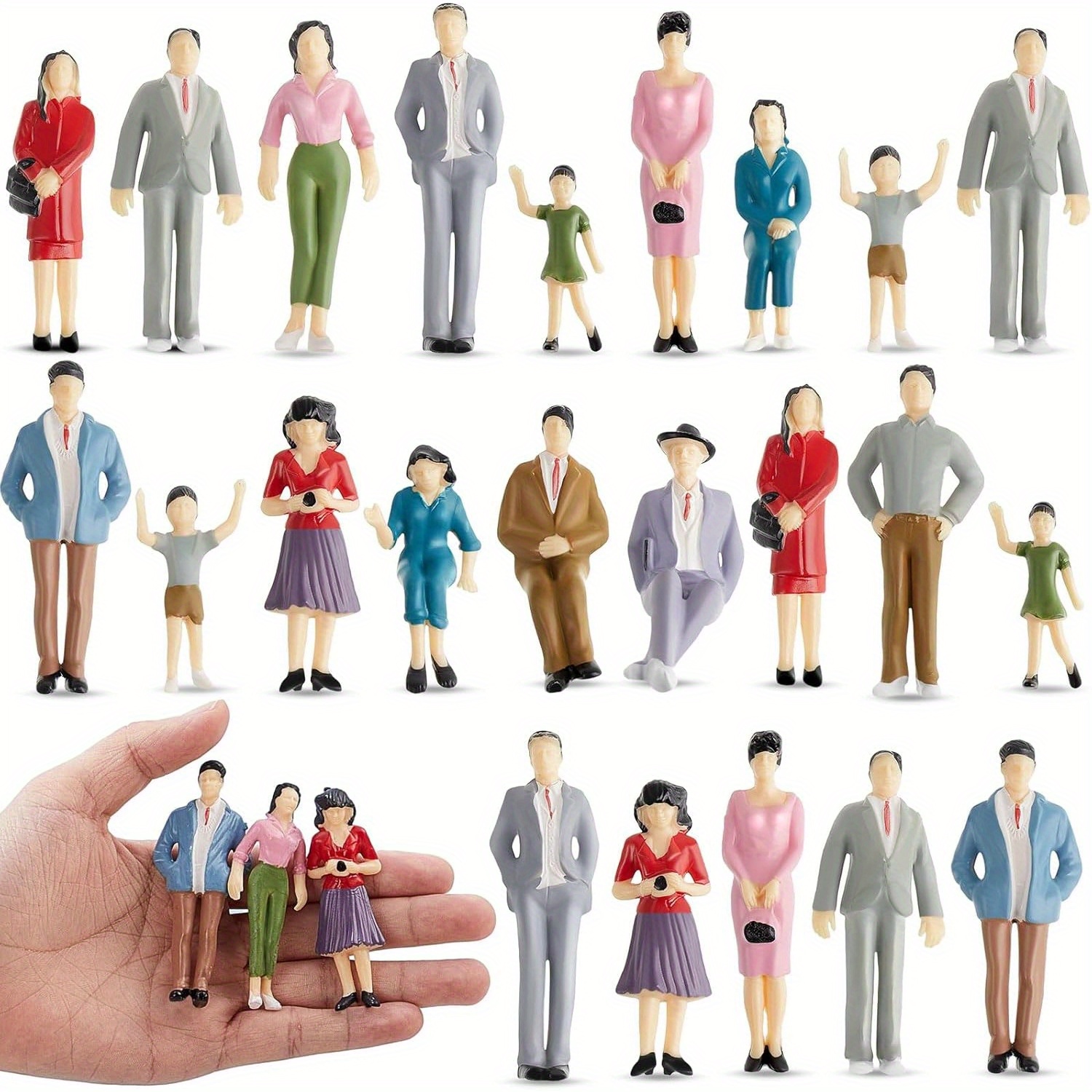 miniature figures sold on Temu United States
