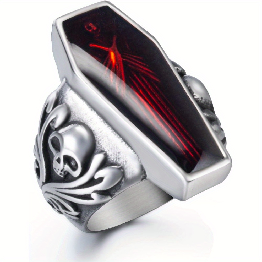men punk rings sold on Temu United States