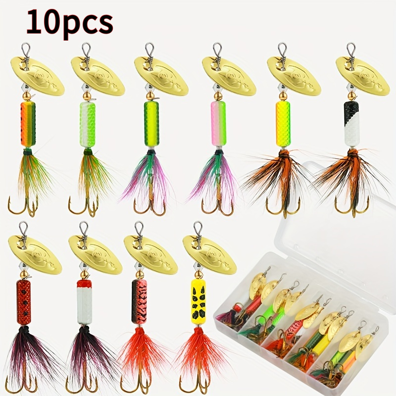fishing spinners sold on Temu United States