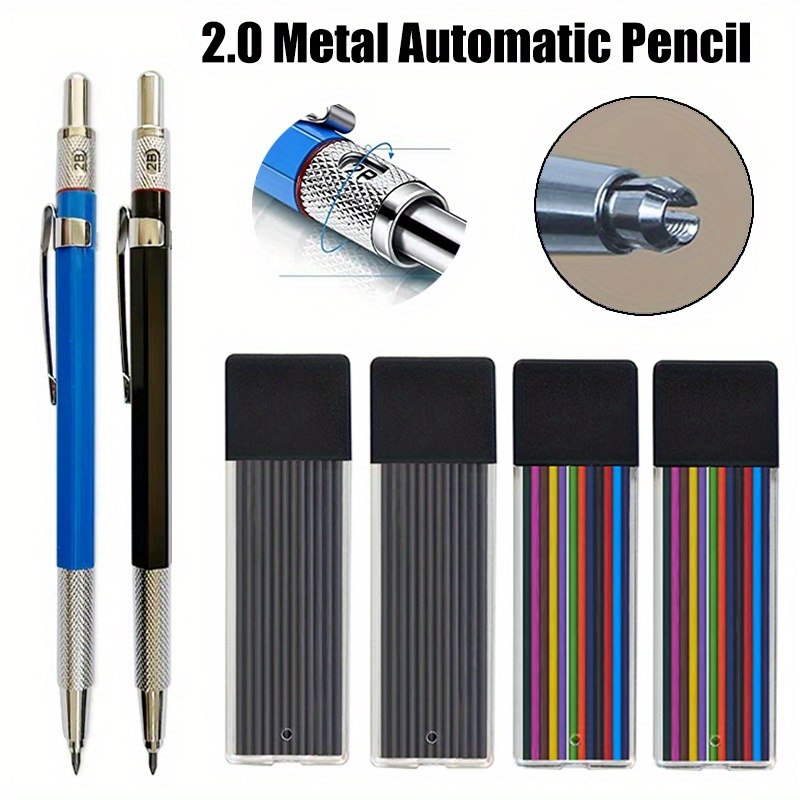 Decorative Resin Bead Pencils 6-Pack Beadable Mechanical Pencils 0.5mm ...