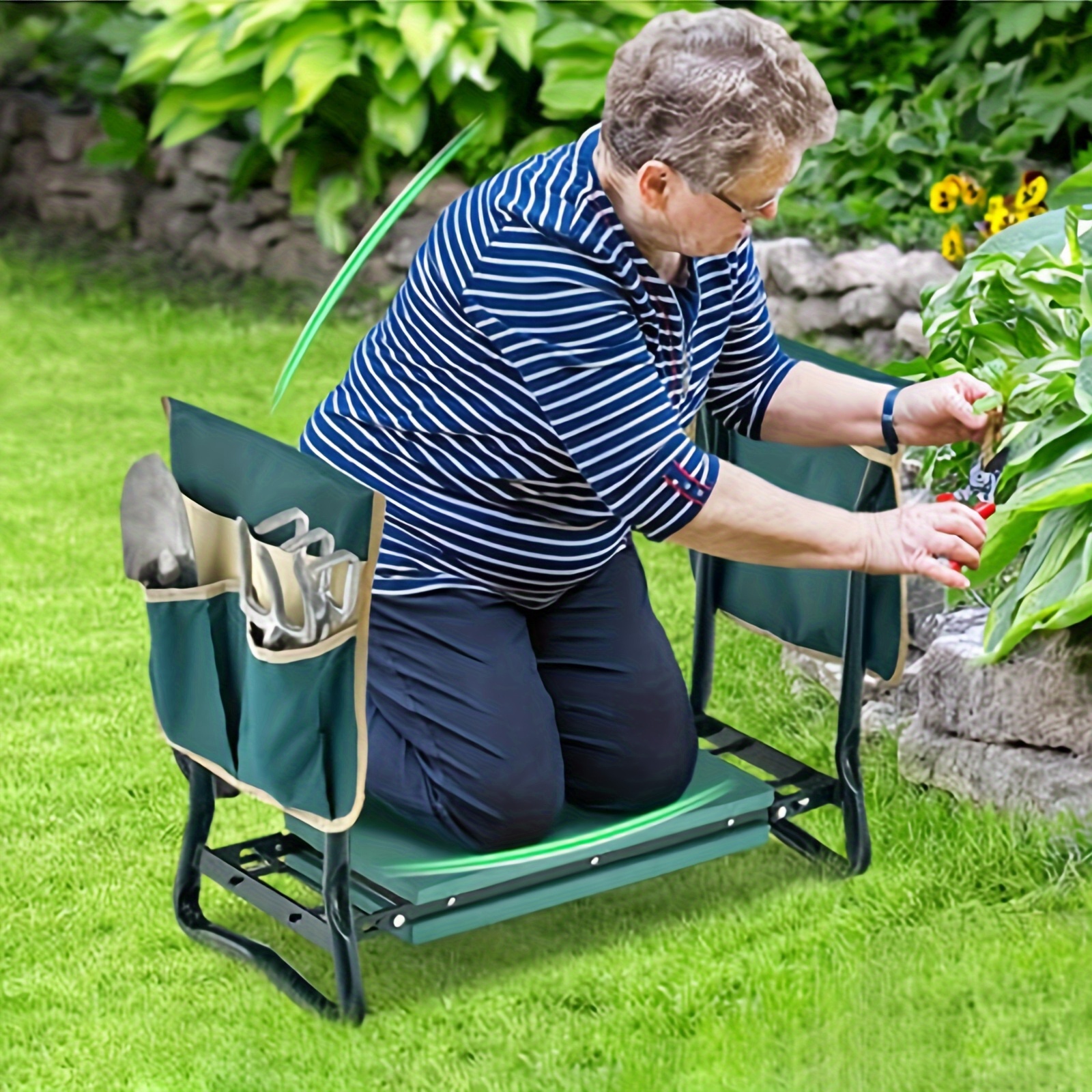 Knee Pads The Folding Garden Kneeler And Seat garden kneeler seat ...