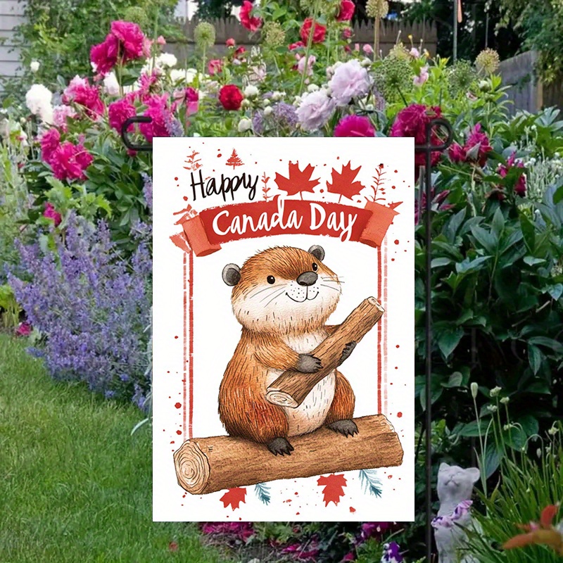 garden flags sold on Temu Canada