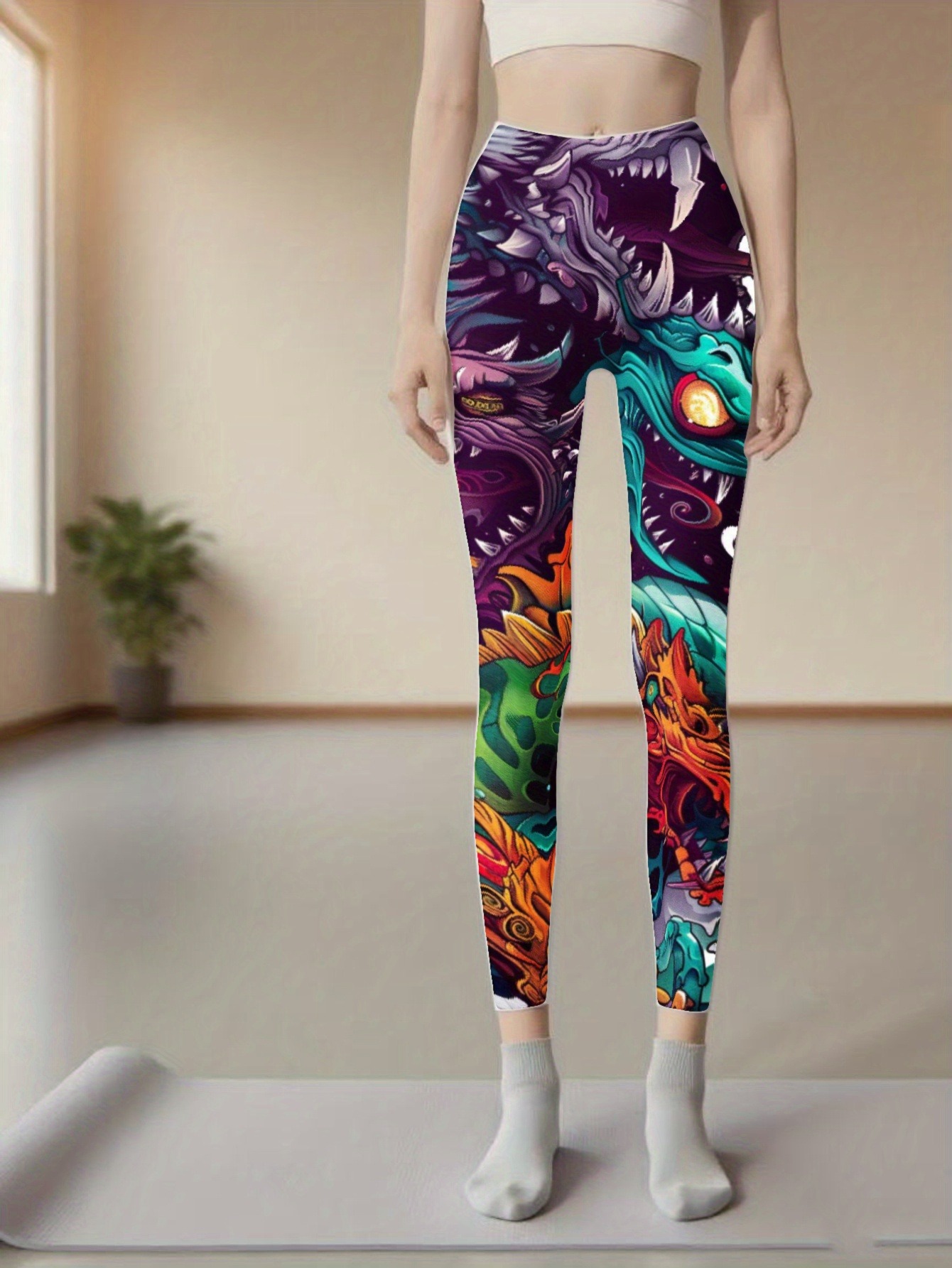 asian leggings sold on Temu United States