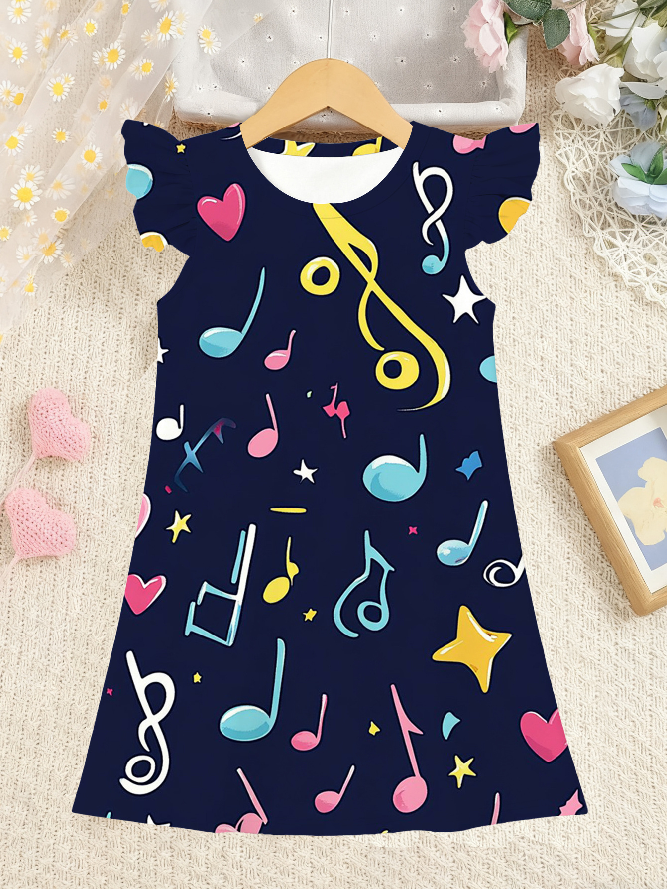 music note dress sold on Temu Australia
