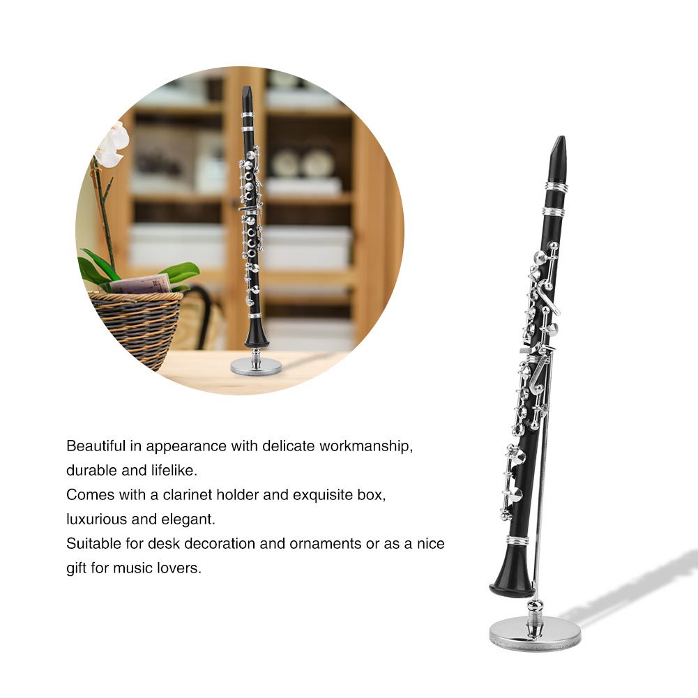 Mini Clarinet Model Musical Instrument Ornaments Decoration - Temu