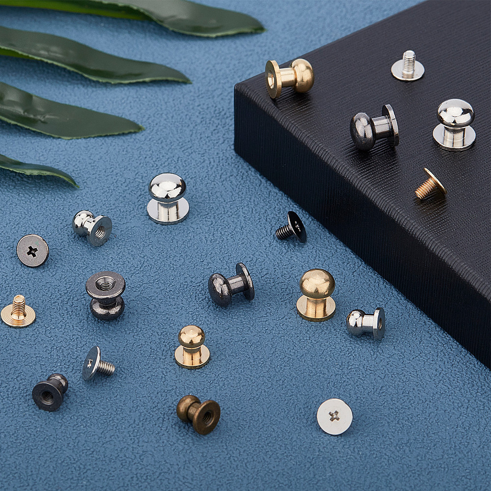 Split Rivets 1000-Pack - 1/8 X 3/4 Inch Steel Rivets With Brass Finish ...
