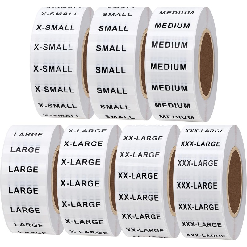 clothing size chart sold on Temu United States