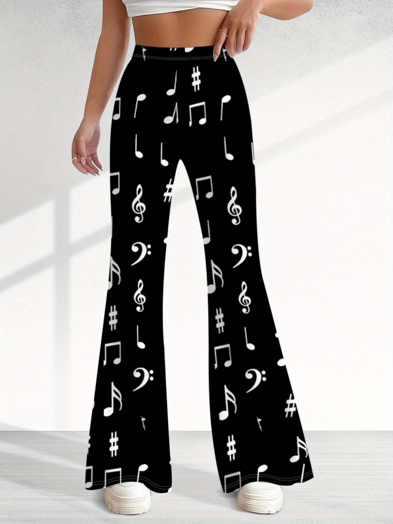 music note pants sold on Temu United States