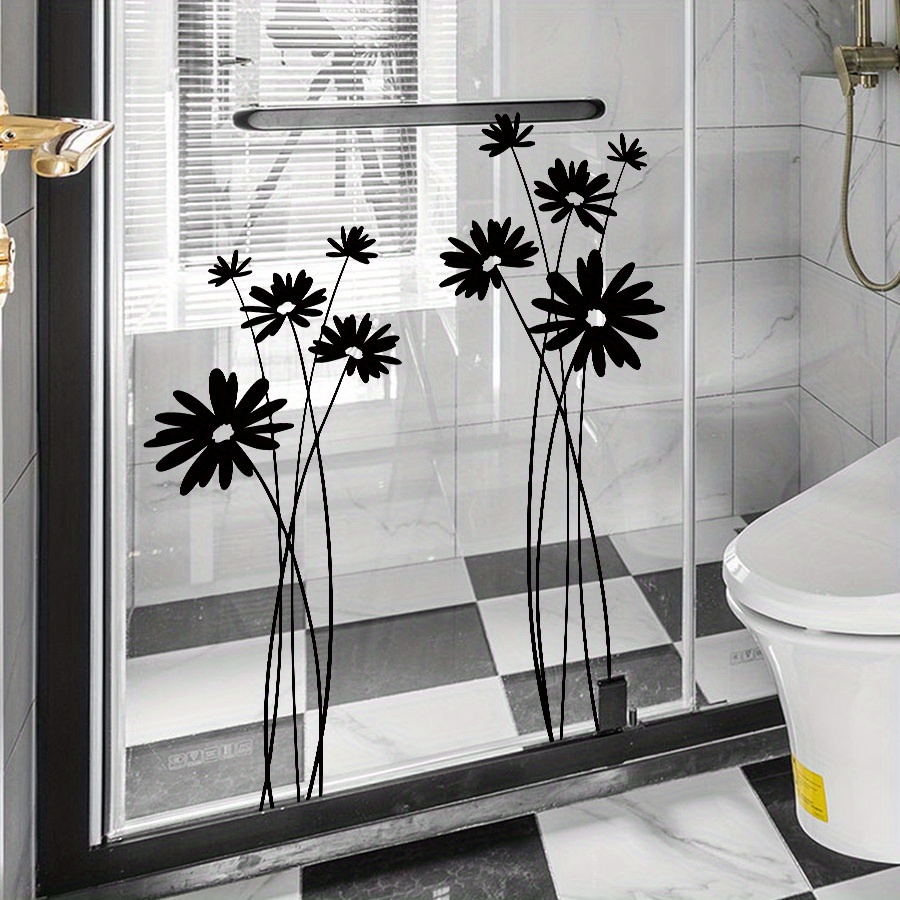 Glass Shower Door Decals