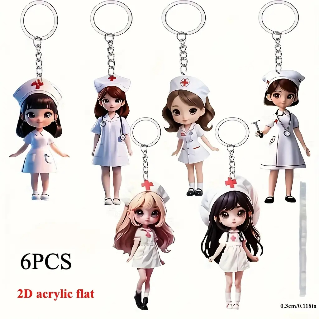keychains for nurses sold on Temu Australia
