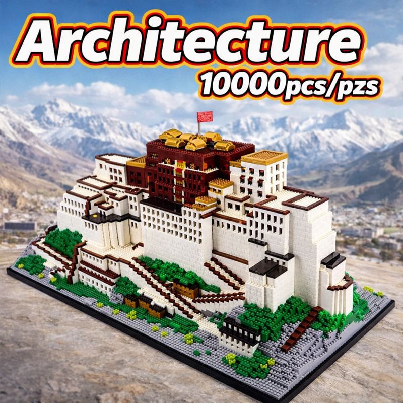 micro brick set sold on Temu United States