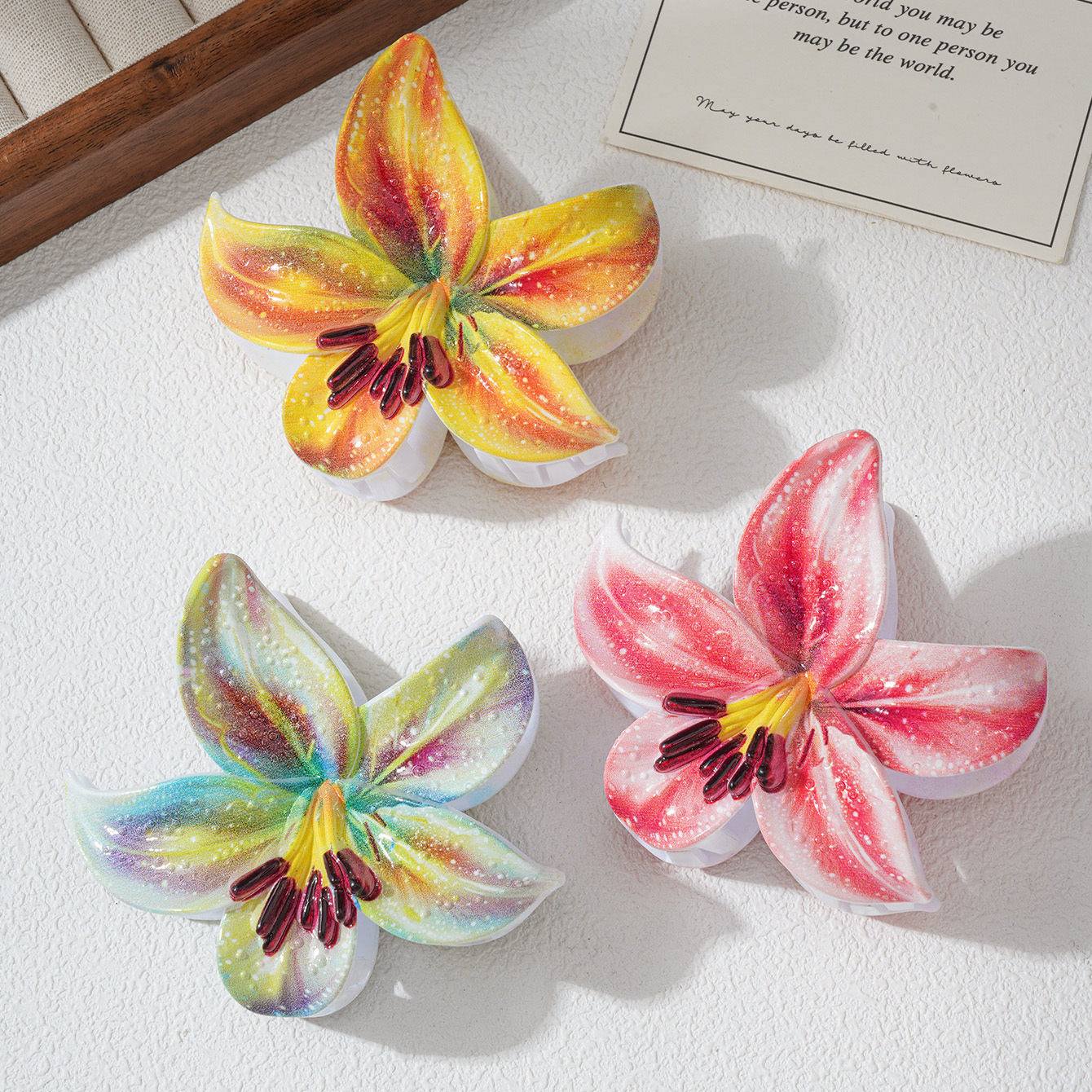 flower claw clips - Nigeria