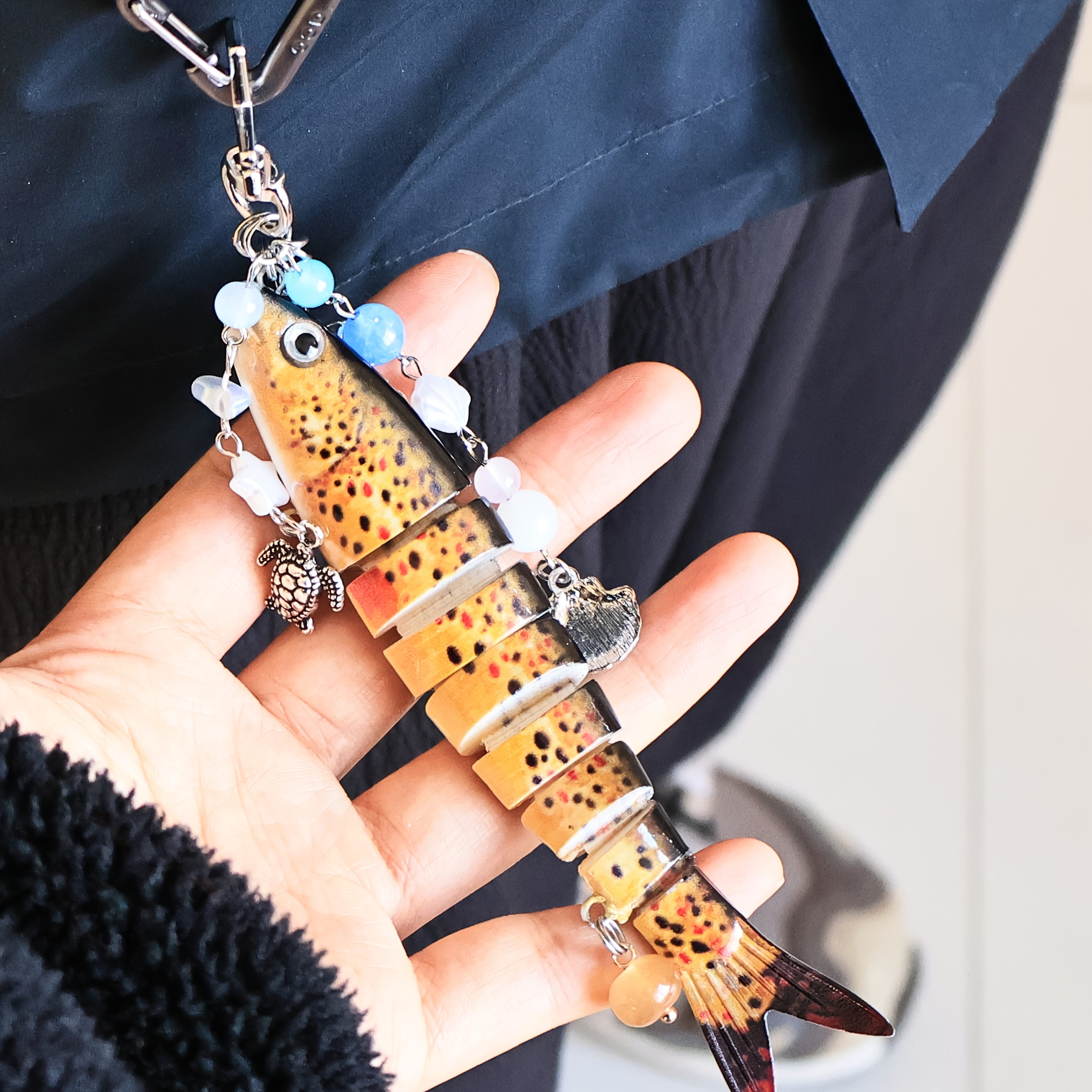 fish keychain sold on Temu United States