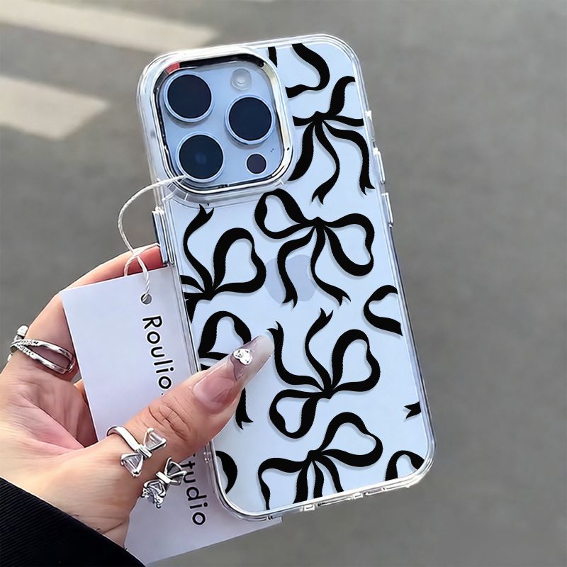 bow phone case clear sold on Temu United States