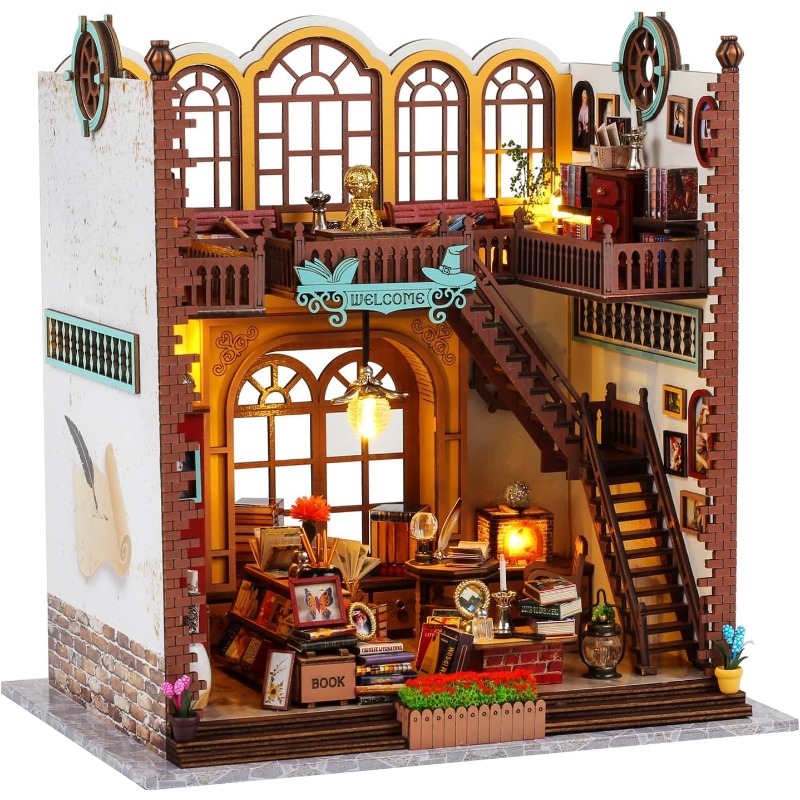 miniature doll house kits sold on Temu United States