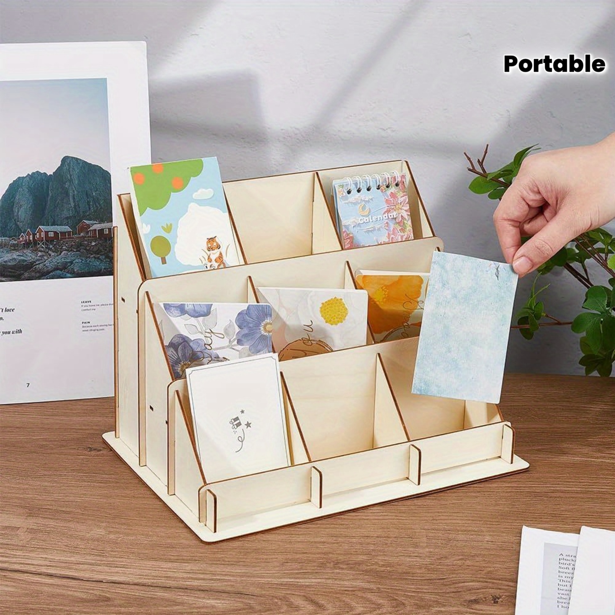 wooden display tray sold on Temu United States