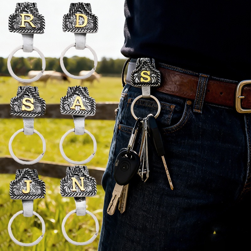western keychain sold on Temu United States