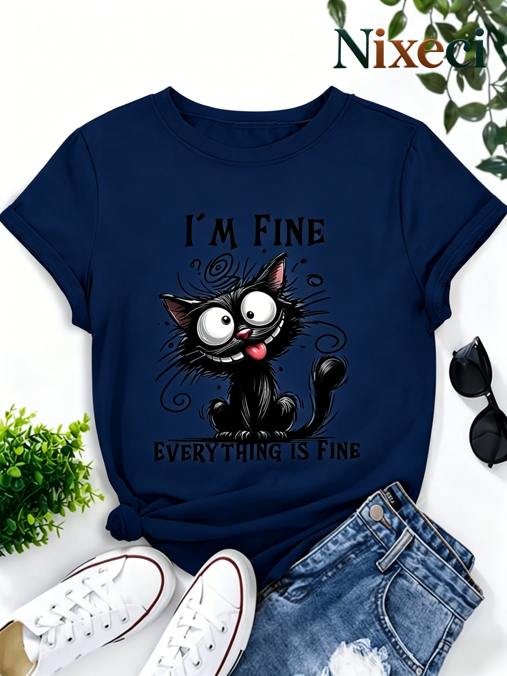 i m fine t shirts sold on Temu United States