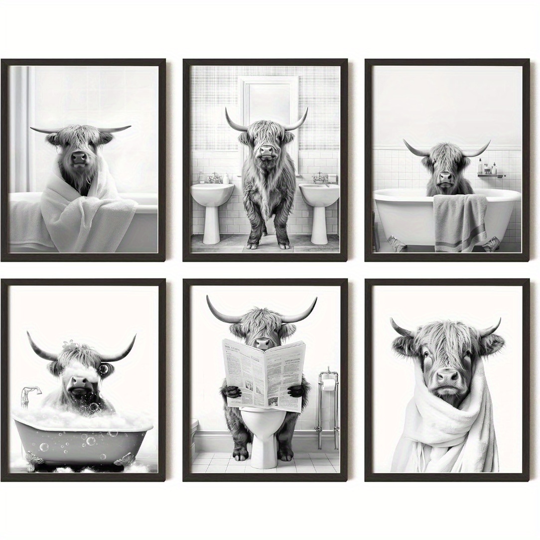 cow bathroom decor - United Kingdom