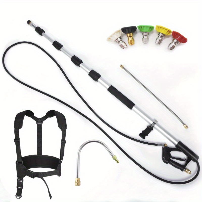 pressure washer with gutter attachment sold on Temu United States