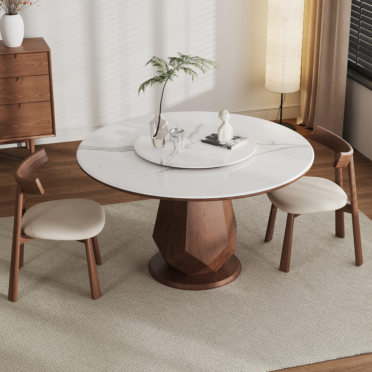 round dining table sold on Temu United States