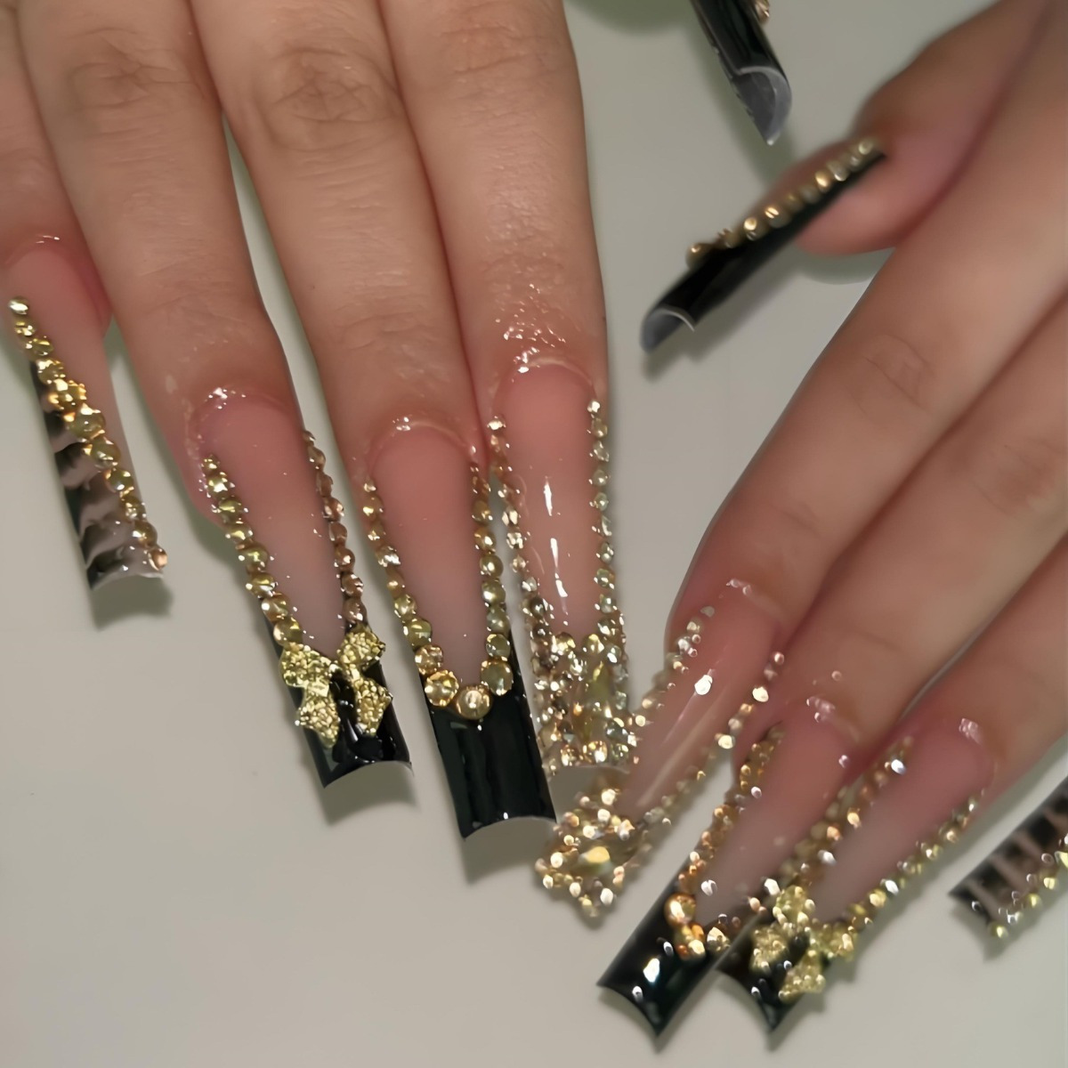 long nails baddie sold on Temu United States