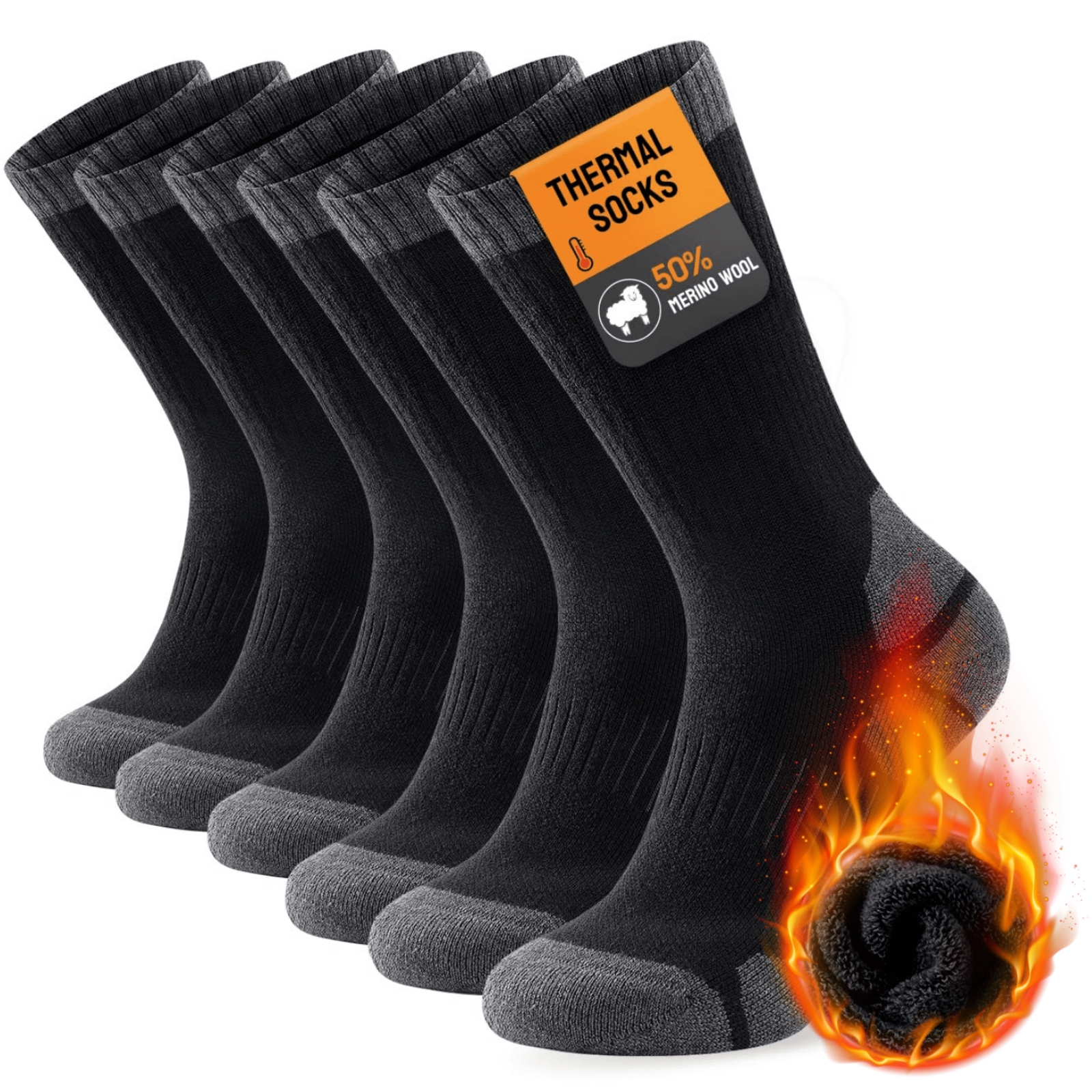 merino wool socks for men sold on Temu Canada