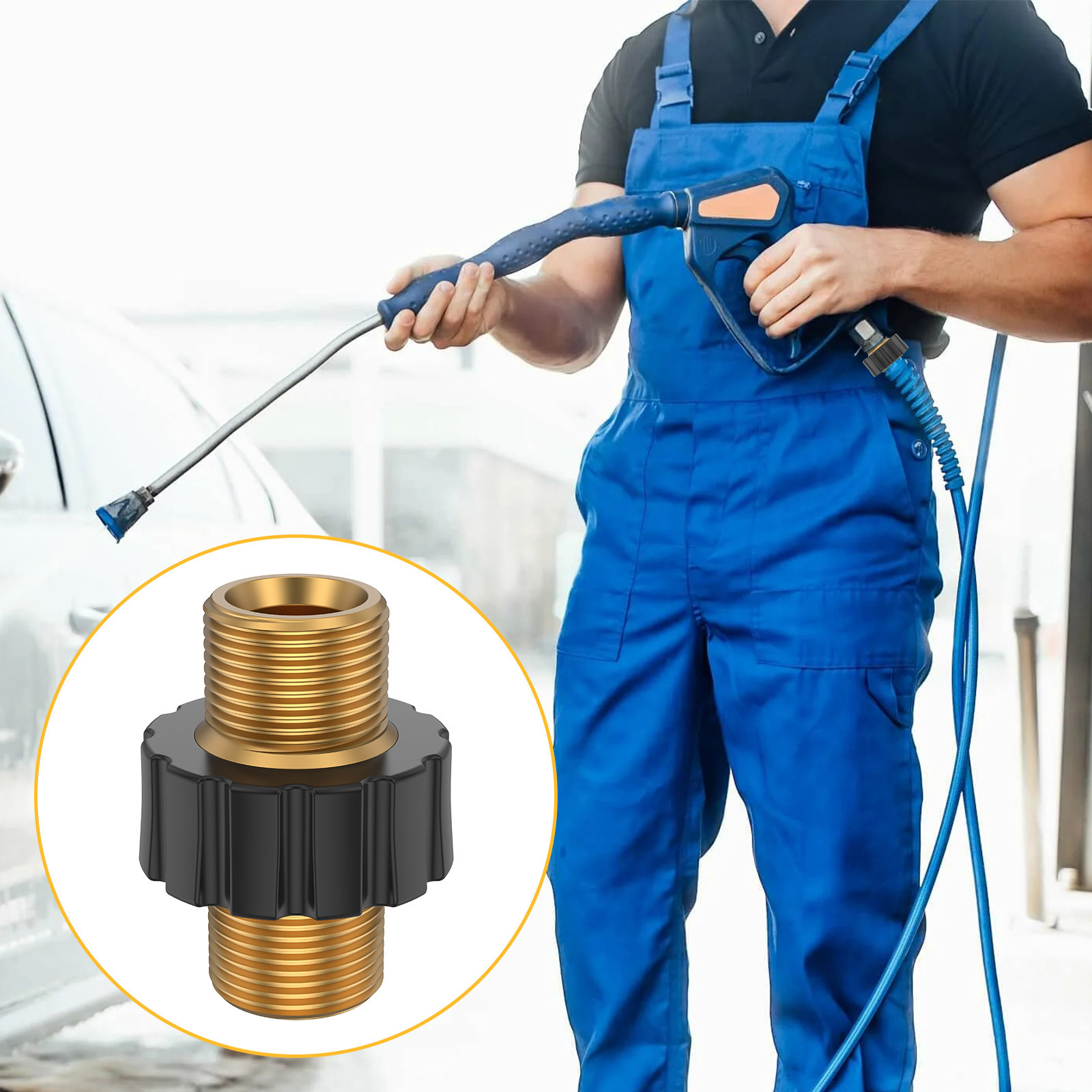 pressure washer hose repair kit sold on Temu United States