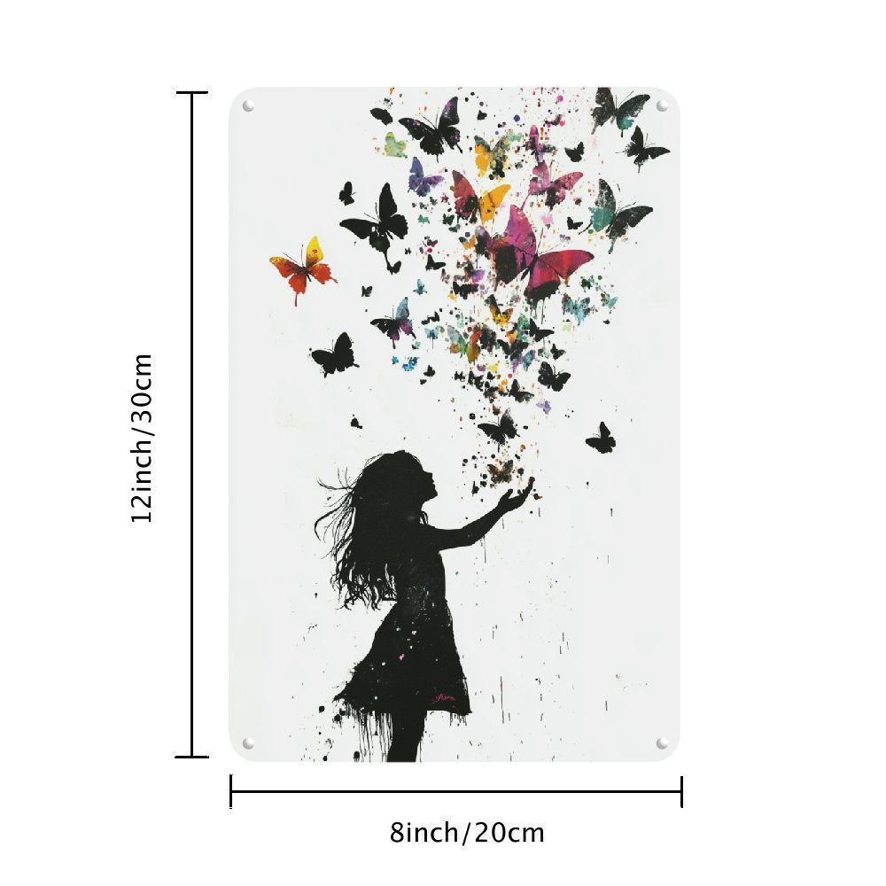 Chic Graffiti Iron Sign Bedroom Living - Temu