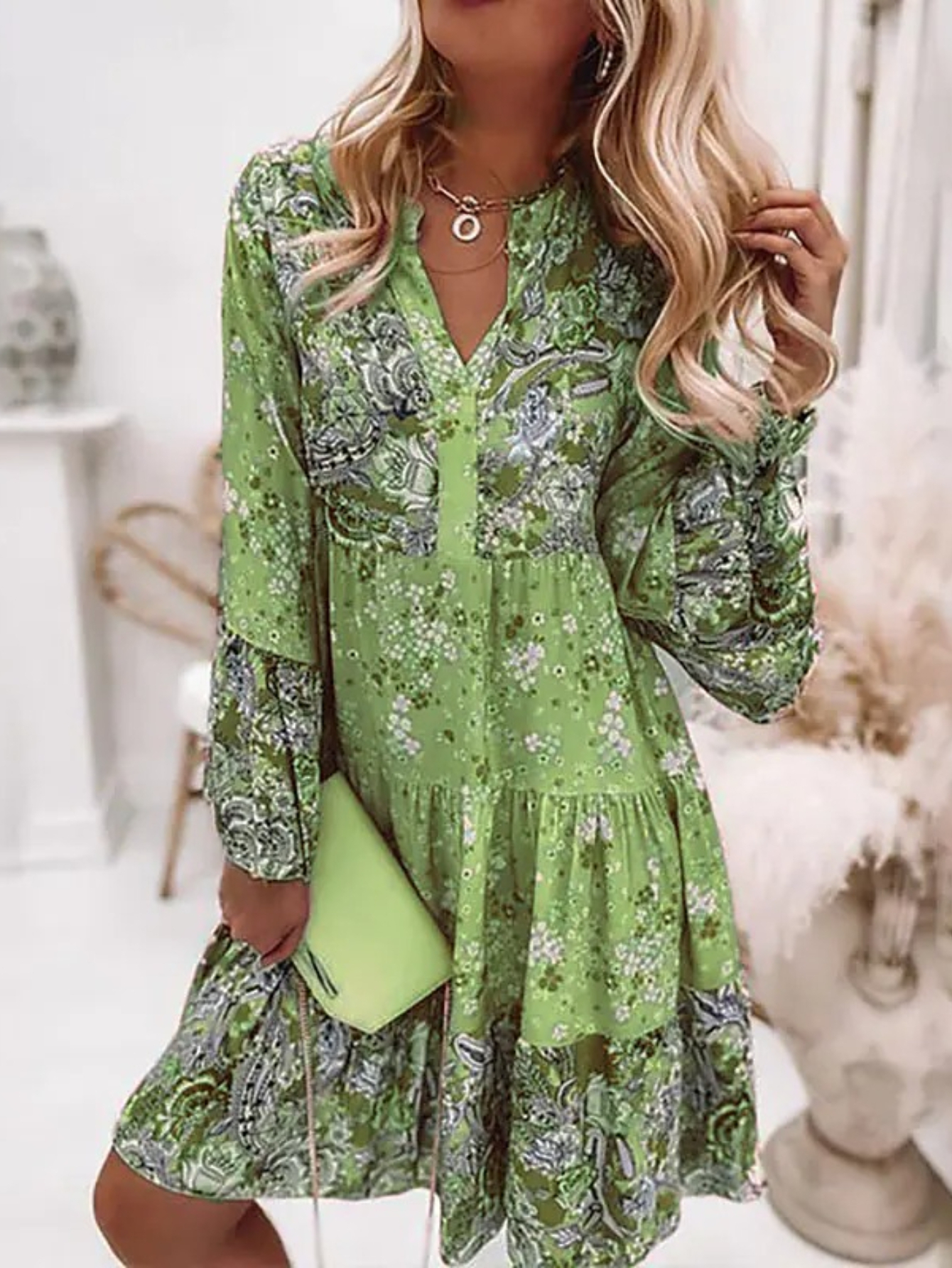 womens boho dresses sold on Temu United States