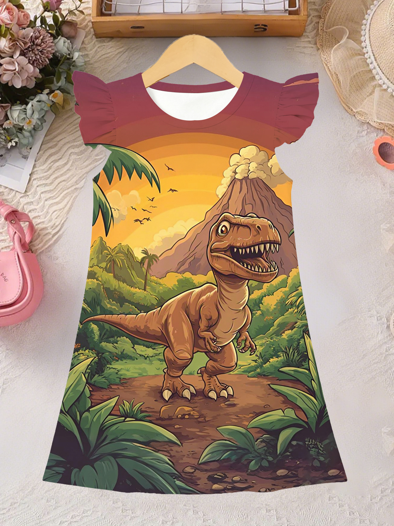 cute dinosaur clothes sold on Temu United States