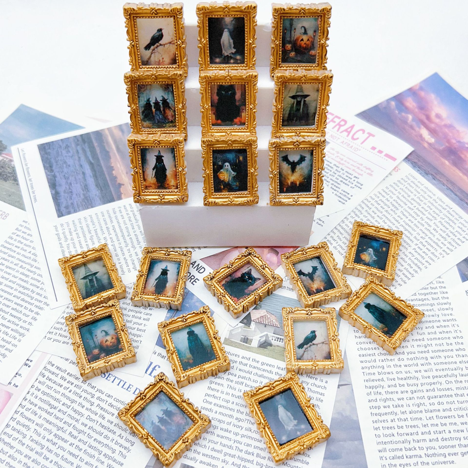 halloween miniatures sold on Temu United States