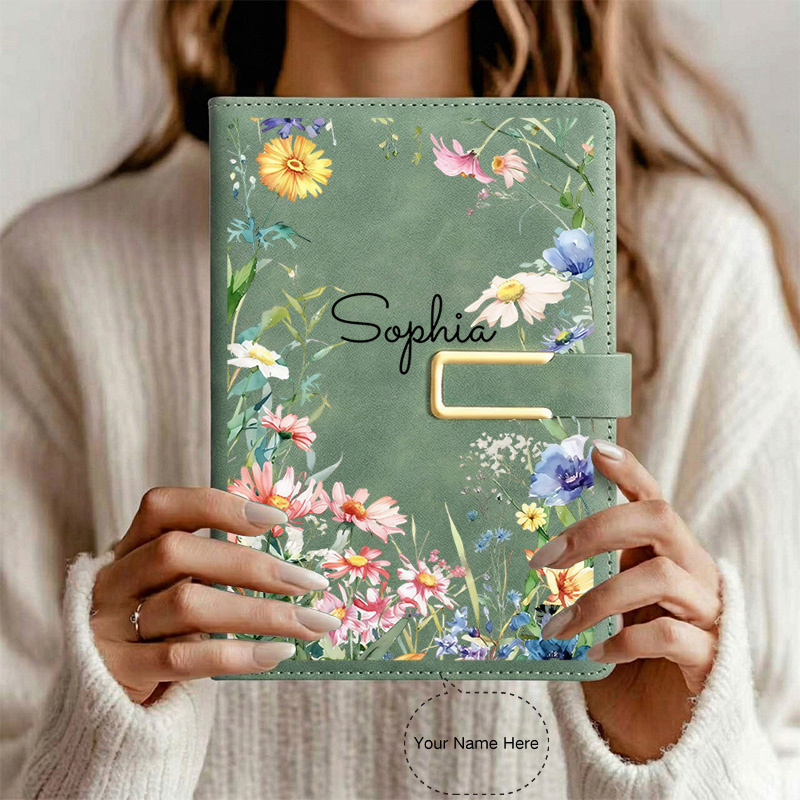 personalized notebooks sold on Temu Canada