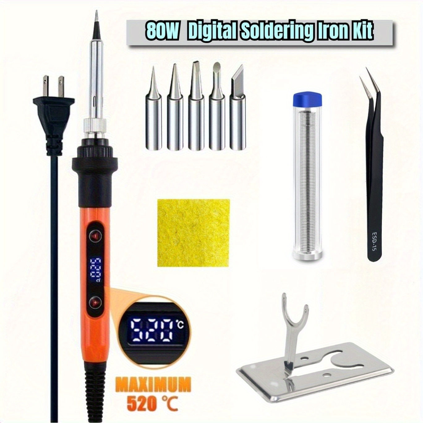 soldering iron kit electronics sold on Temu Canada