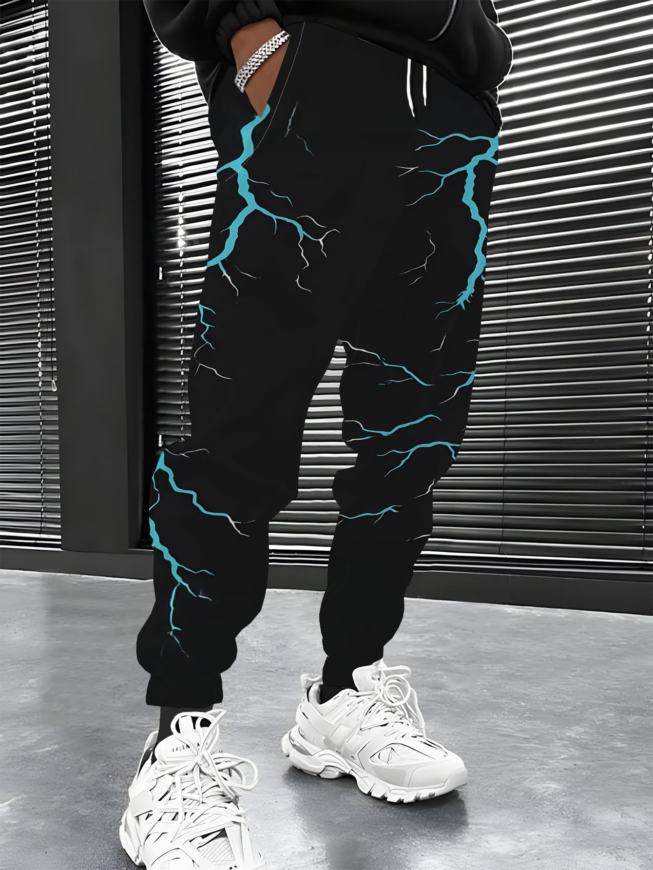 lightning pants sold on Temu United States