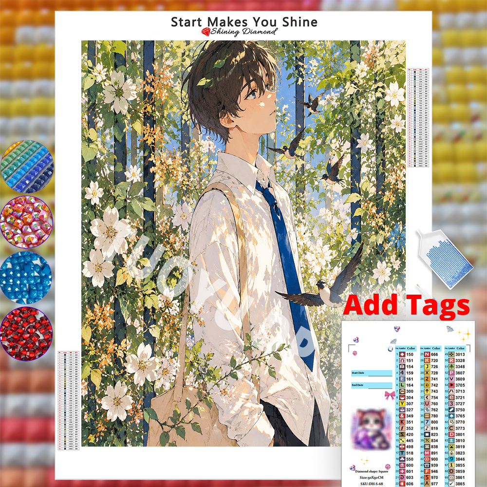 diamond painting kits sold on Temu Australia