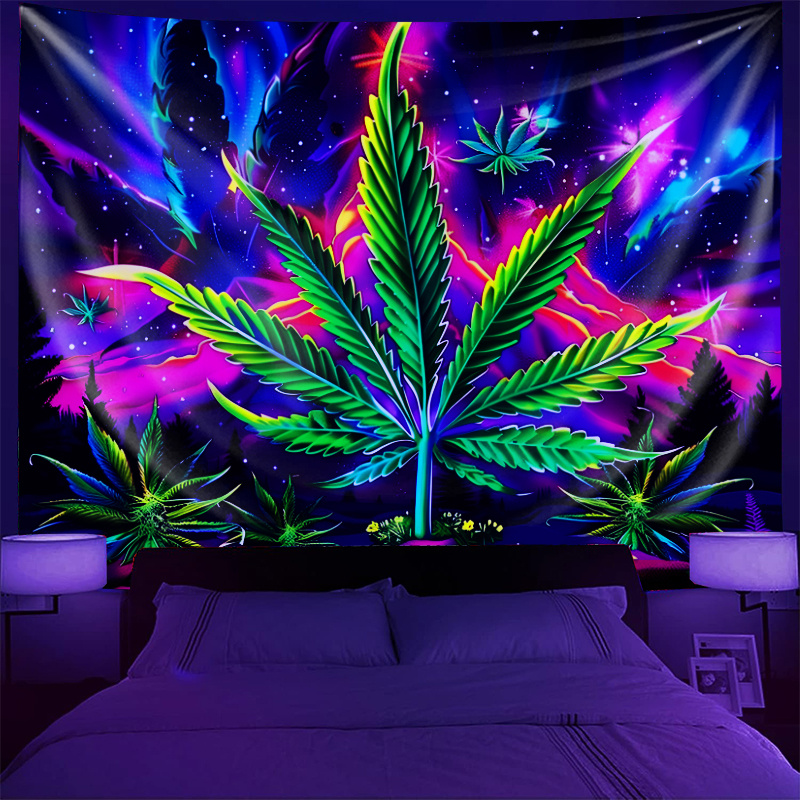 Weed Black Light Posters