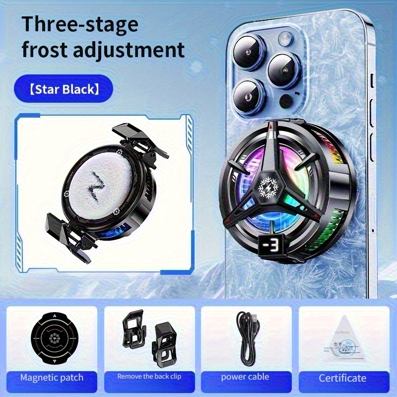 magnetic phone cooler sold on Temu United States