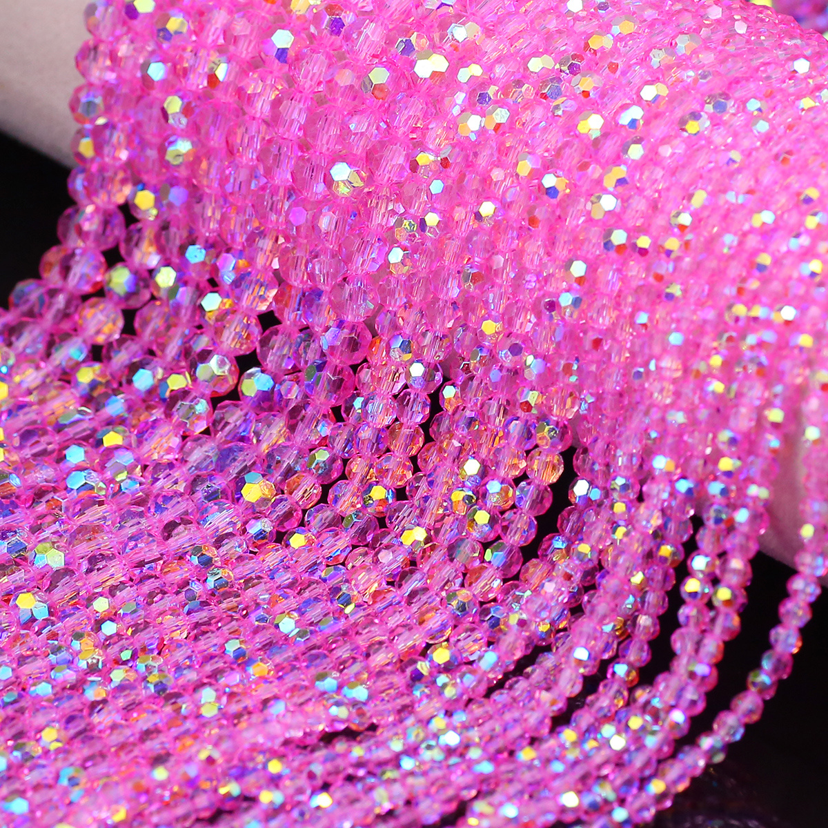 crystal glass beads sold on Temu United States