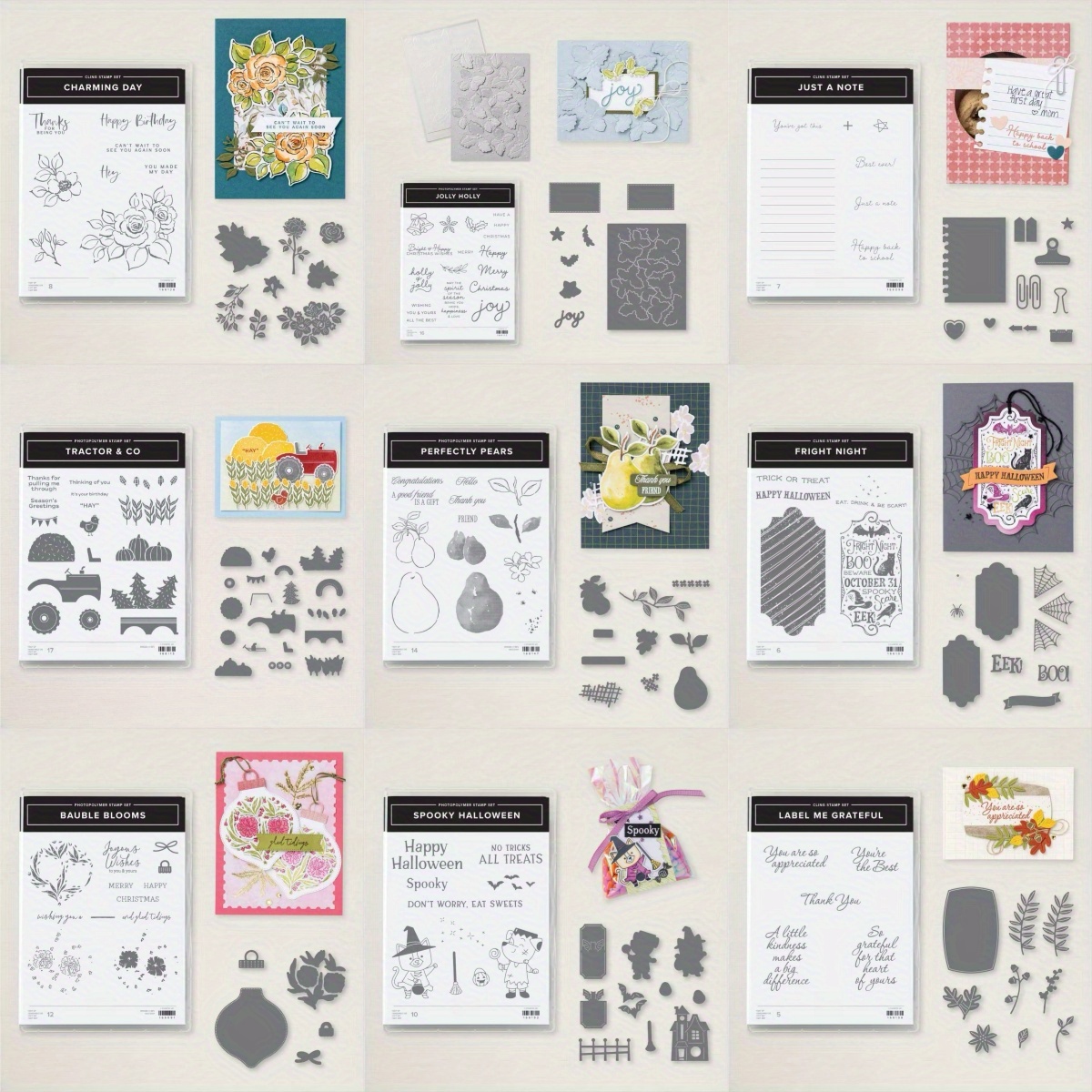 stamps and dies sold on Temu United States