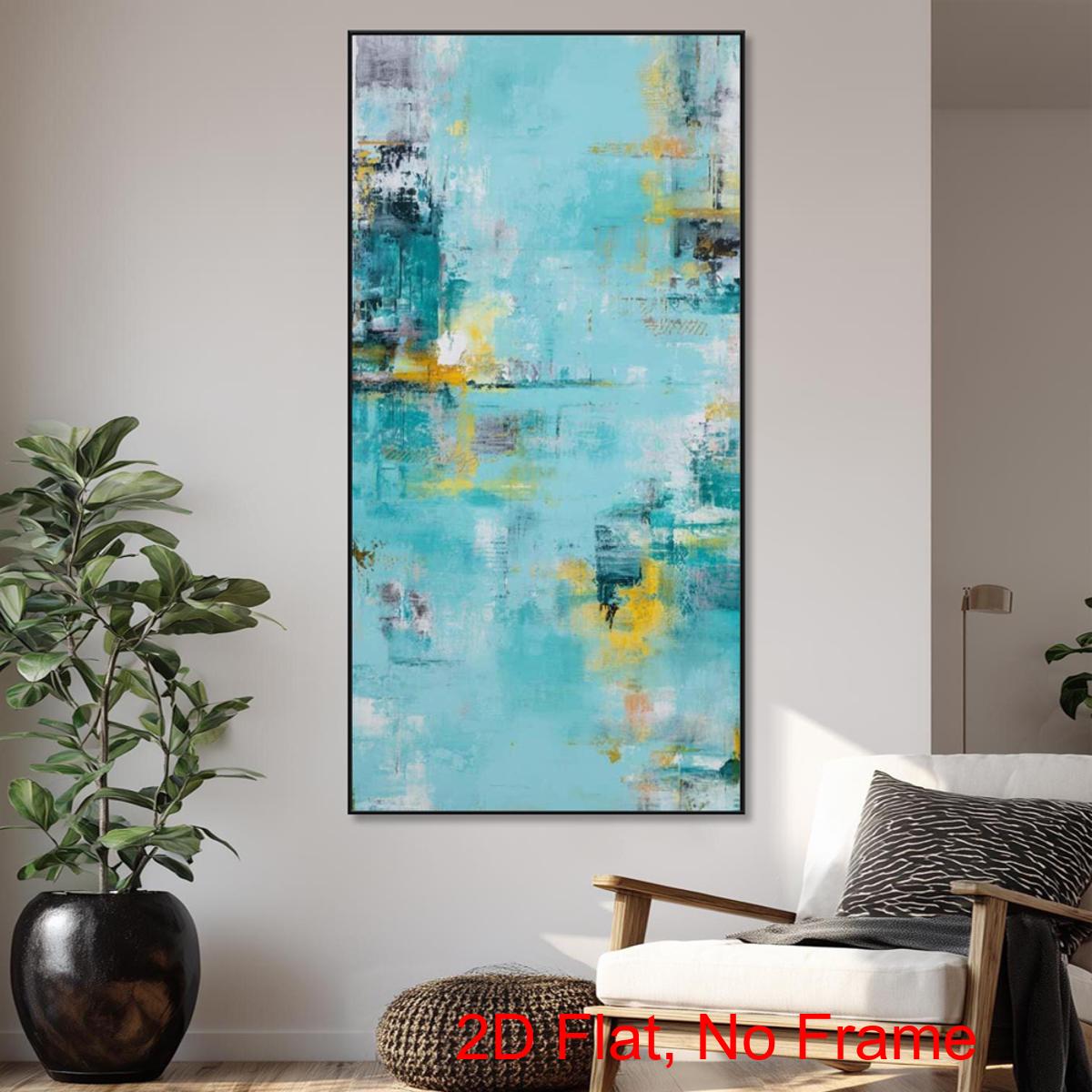 large abstract art sold on Temu United States