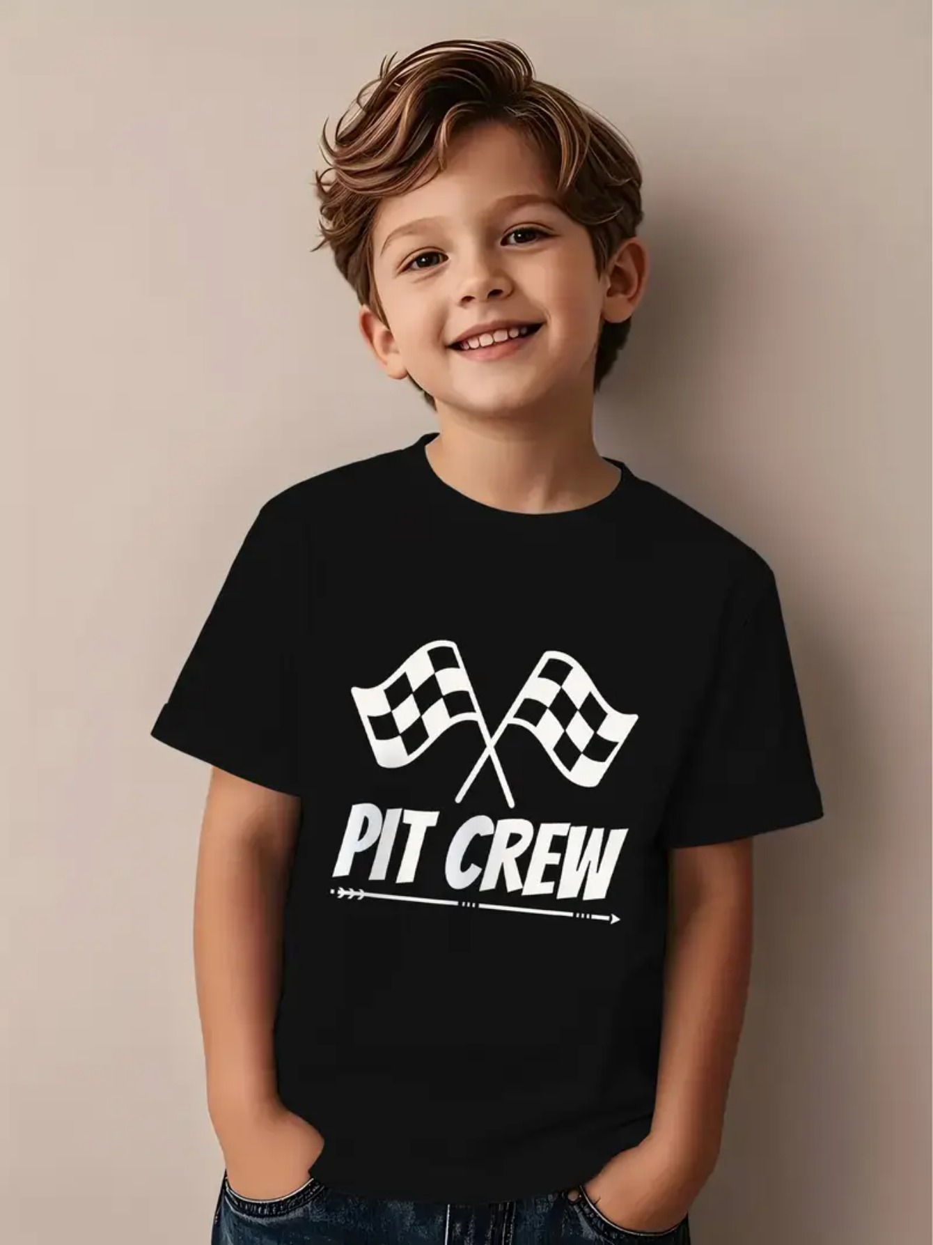 kids racing clothes sold on Temu United States