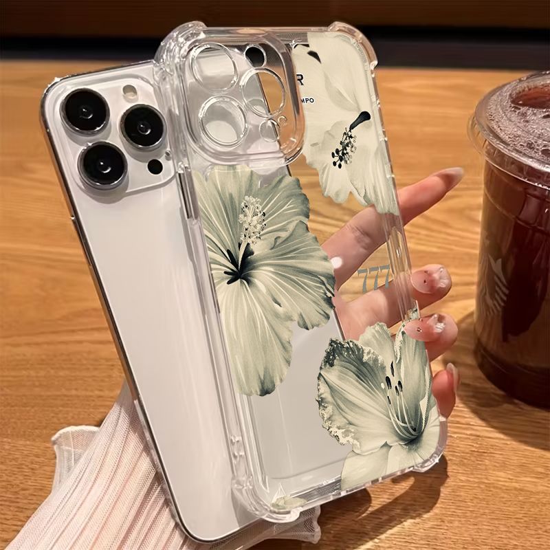 hibiscus phone case sold on Temu United States