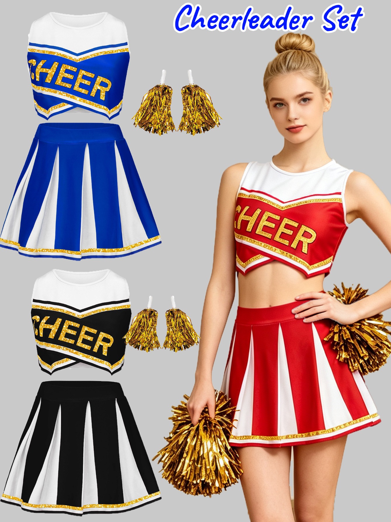 cheerleading uniform sold on Temu United States
