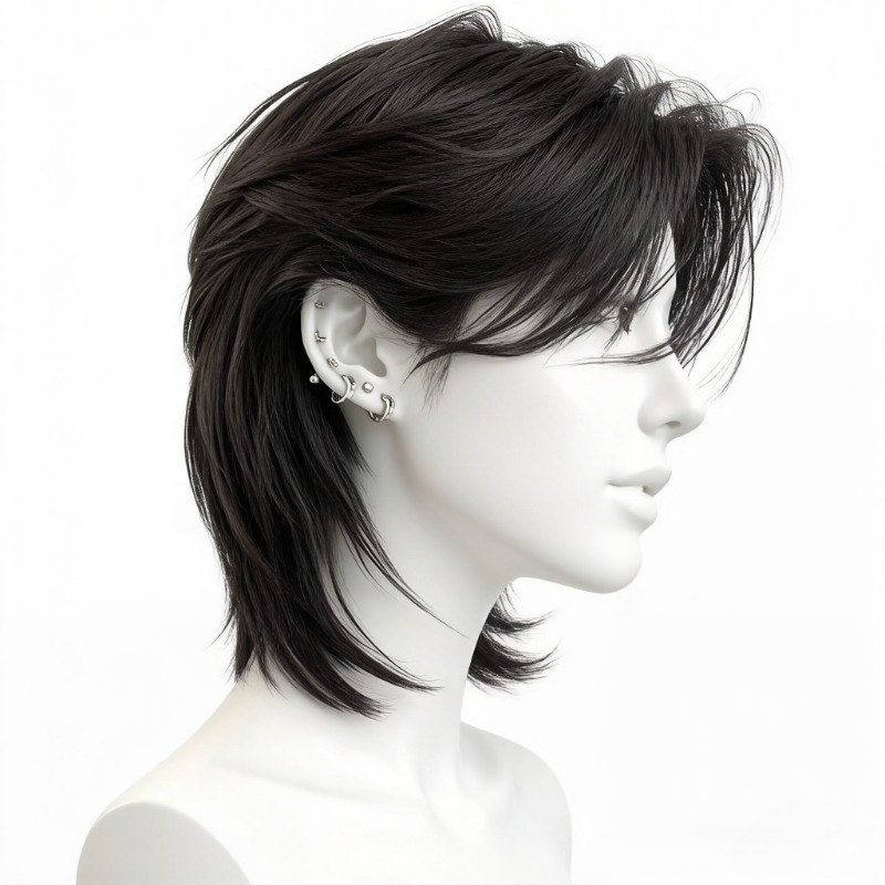 short black wigs sold on Temu United States