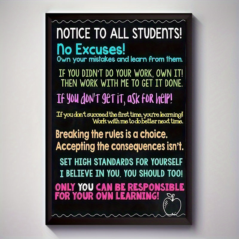 classroom motivational posters for students sold on Temu United States