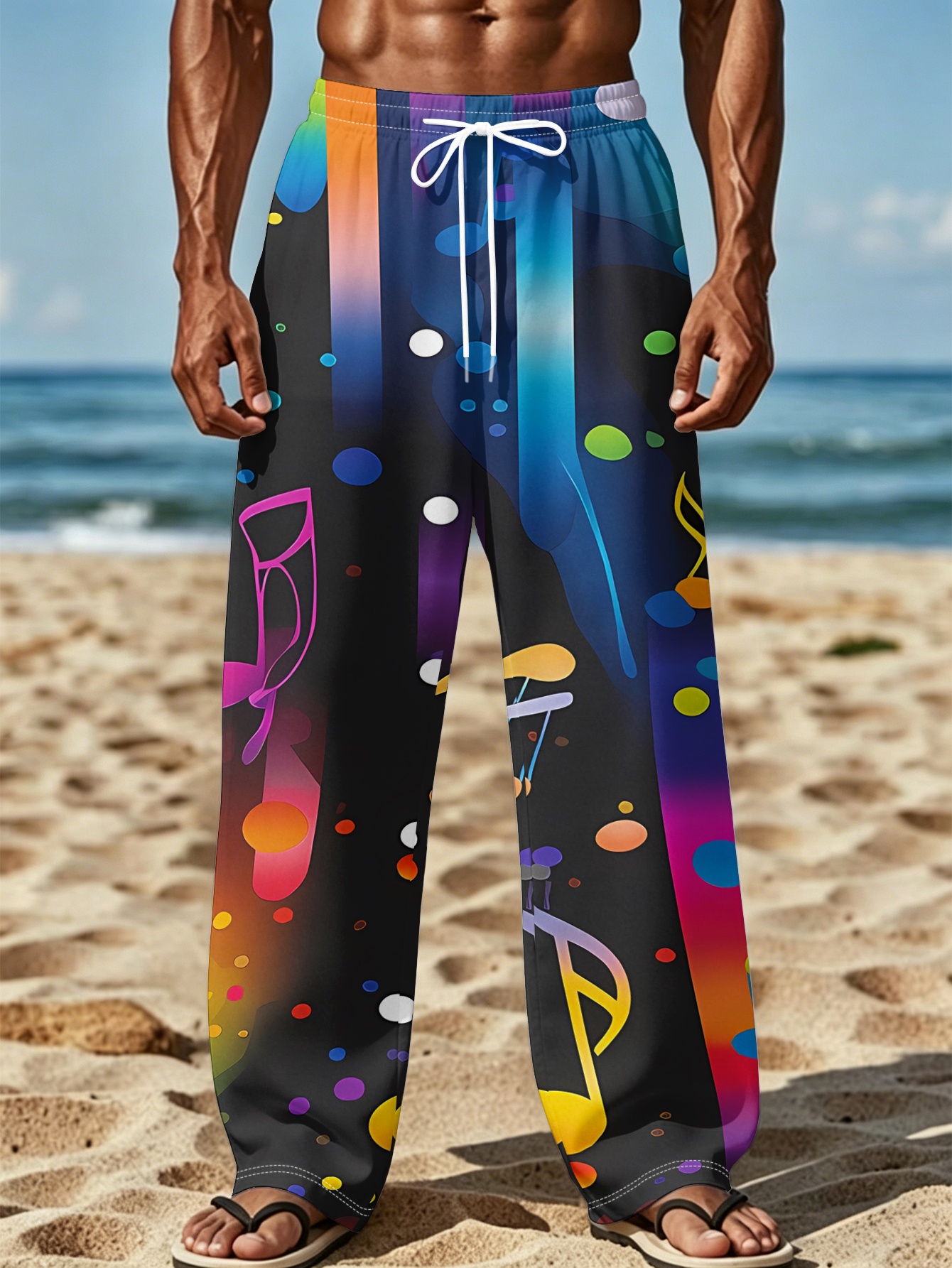 music note pants sold on Temu United States