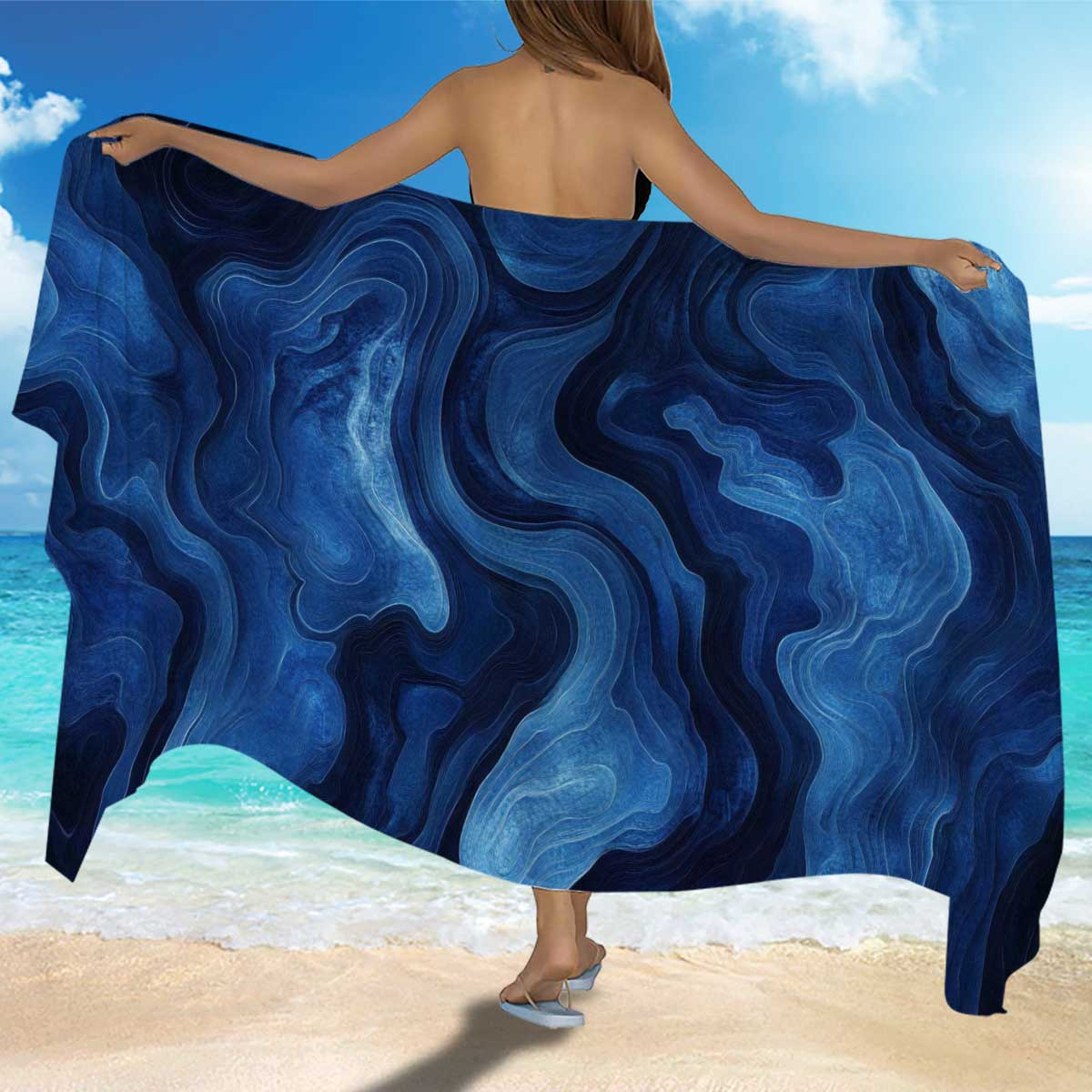 beach coverups sold on Temu United States