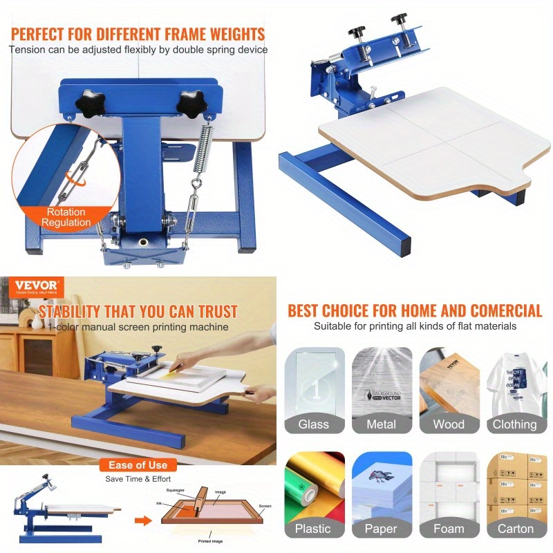 Hat Press Machine RILEY HOPKINS 250 PRESS CART - 6 SCREEN CART Screen ...