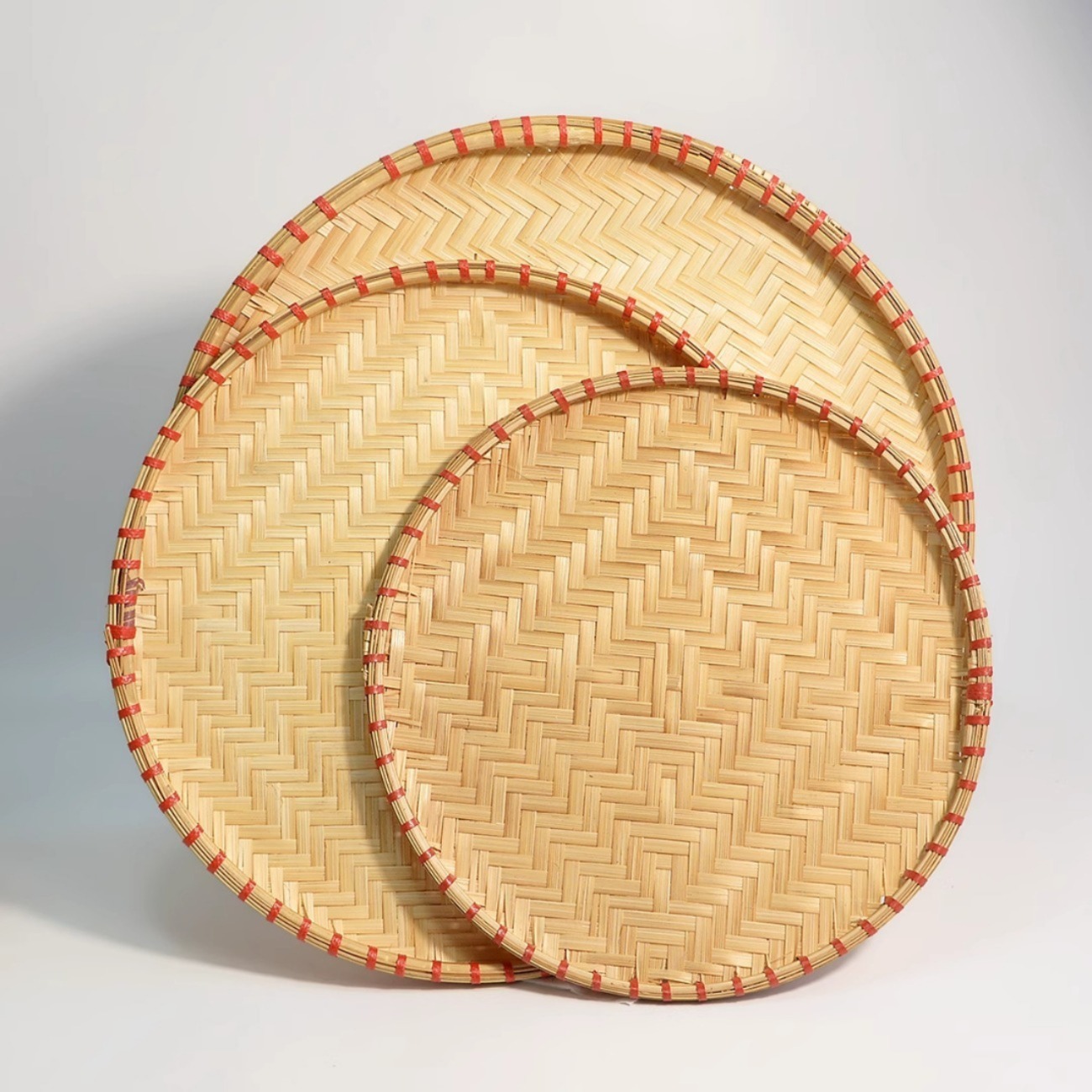 bamboo serving tray sold on Temu United States